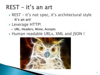 Our practice of designing and implementing REST-service API for existing system | PPT