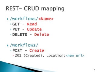 Our practice of designing and implementing REST-service API for existing system | PPT