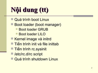 07 booting and shutting down | PPT