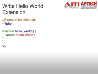 07 build your-own_php_extension | PPT | Free Download