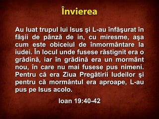 07. Ce a facut isus pentru noi? | PPT