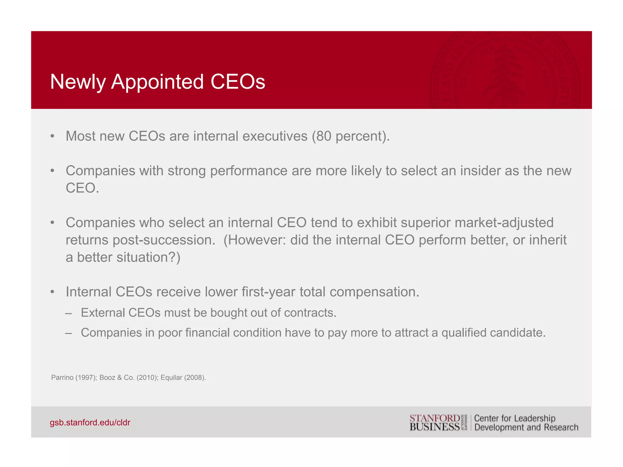 CEO Succession Planning - Quick Guide | PDF