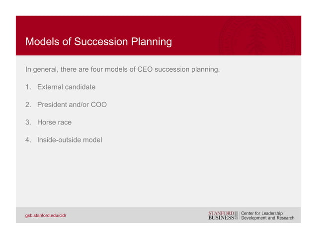 CEO Succession Planning - Quick Guide | PDF