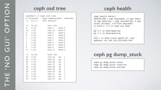 Ceph Day SF 2015 - SysAdmin's Toolbox: Tools for Running Ceph in ...
