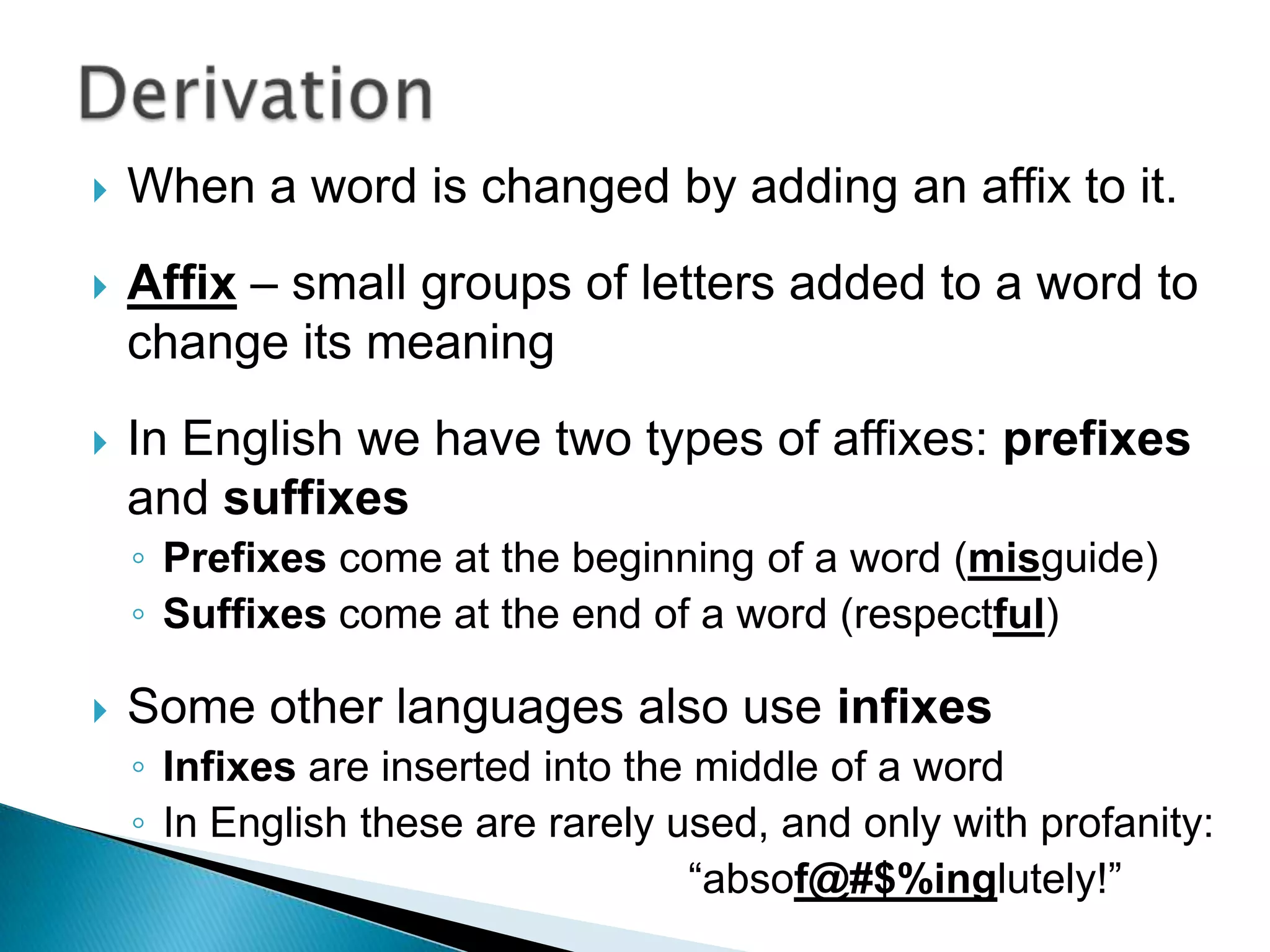 Chapter 5: Word Formation | PPTX