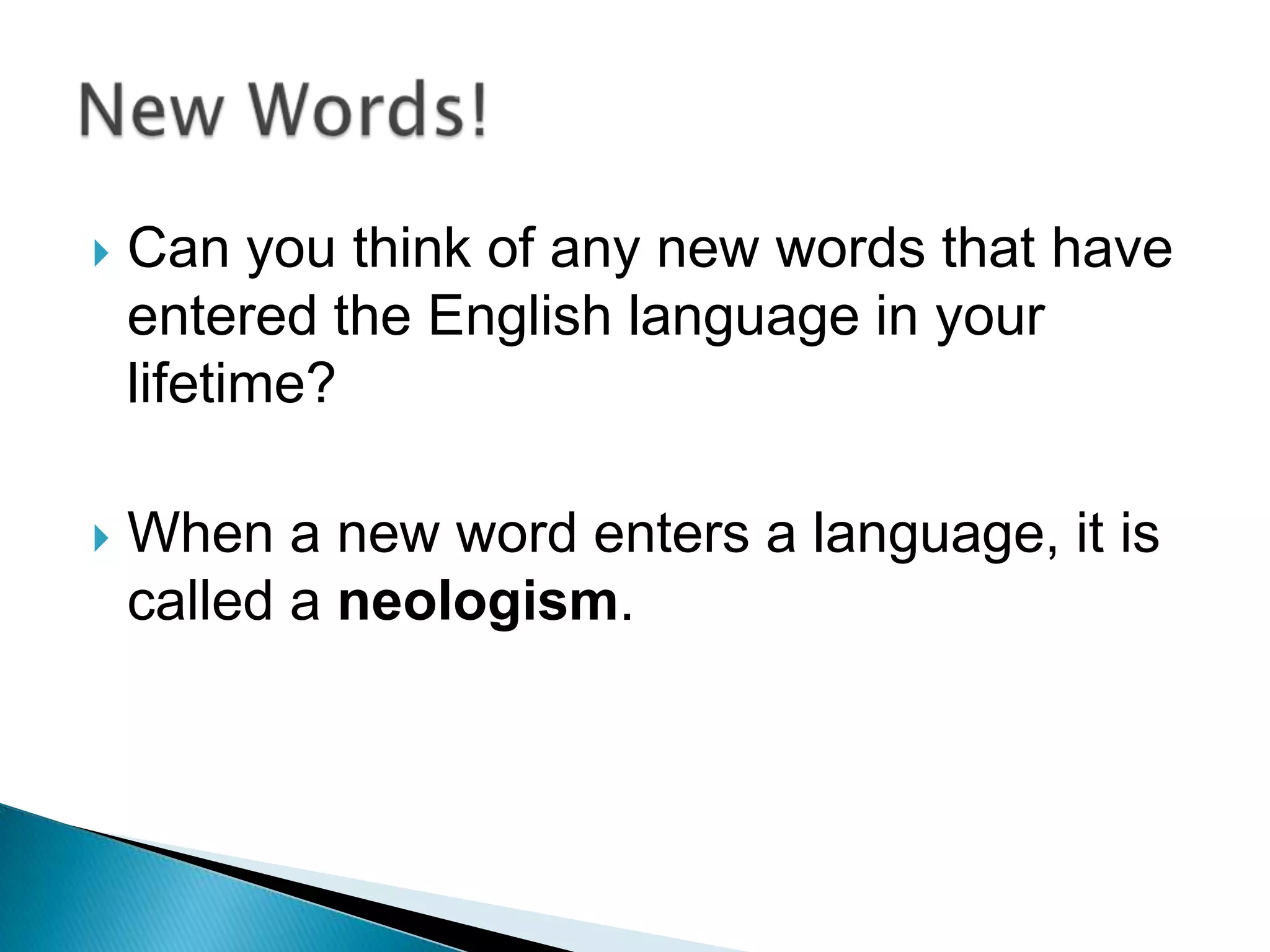 Chapter 5: Word Formation | PPTX