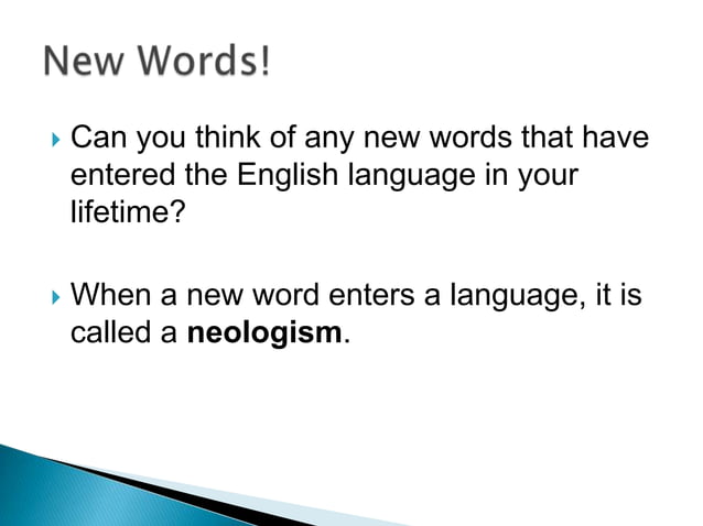 Chapter 5: Word Formation | PPTX