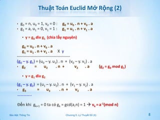 07 chương 5. lý thuyết số (2) | PPT