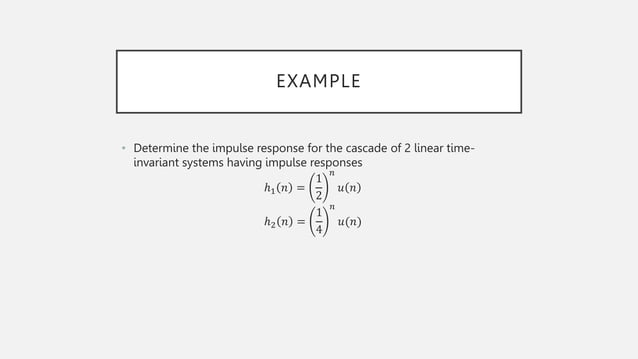 07-Convolution.pptx signal spectra and signal processing | PPT