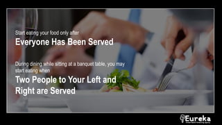 Corporate Etiquette - Dining Etiquette | PPT