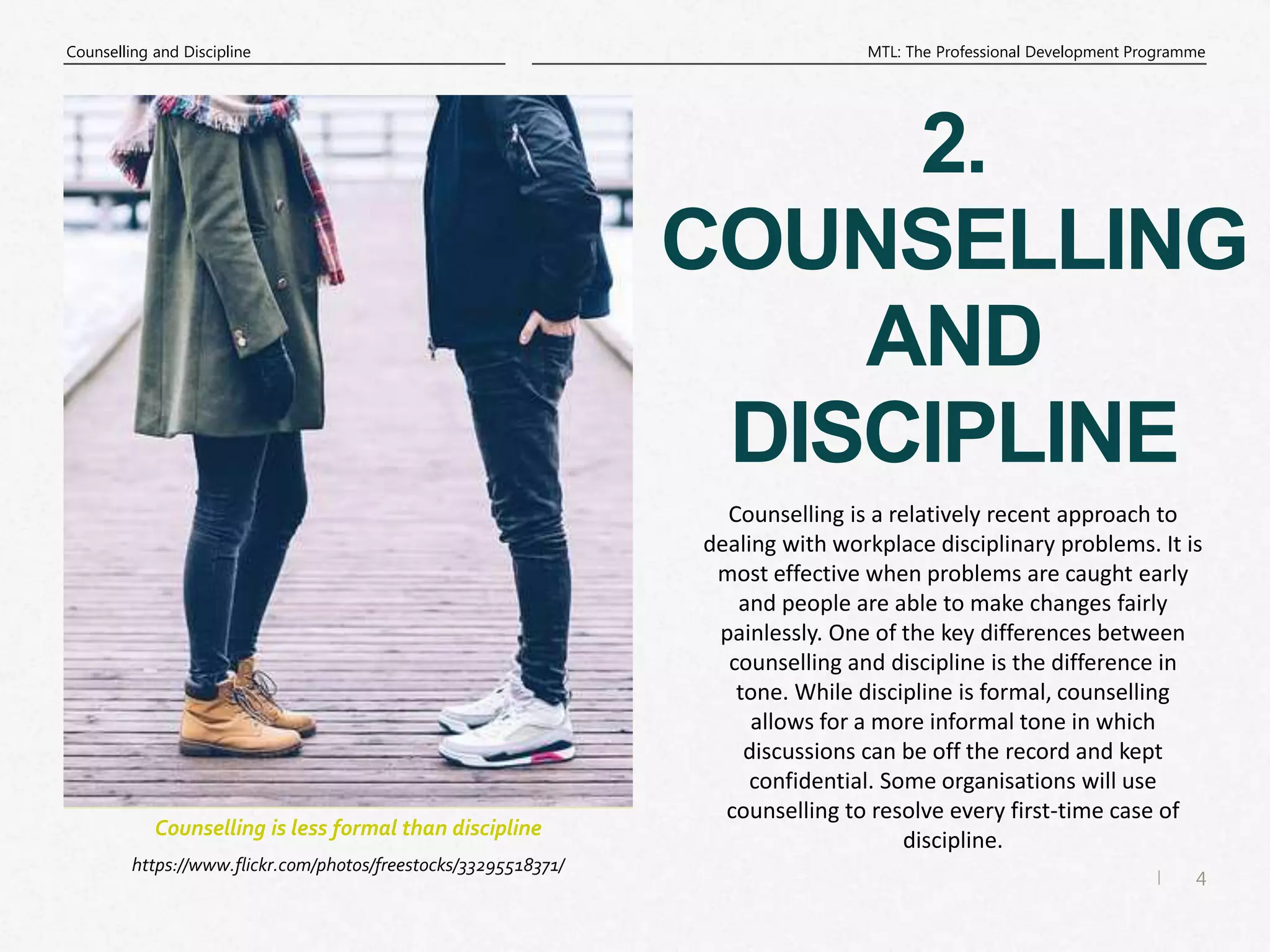 Counselling and Discipline | PPTX
