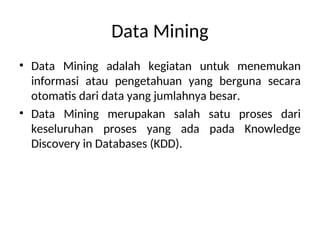 data-mining- for business intelligent.ppt