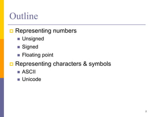 Data Representation | PPTX