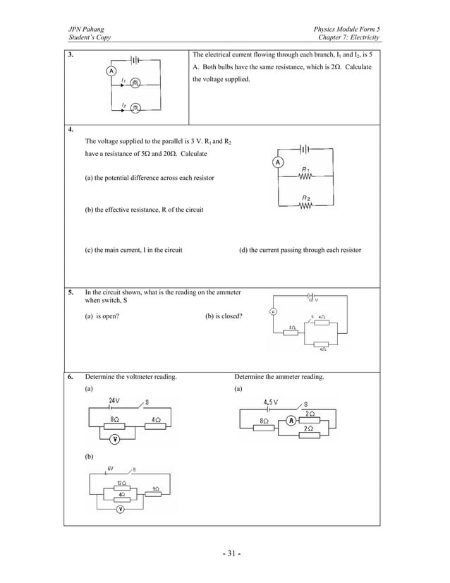 SPM PHYSICS FORM 5 electricity | PDF