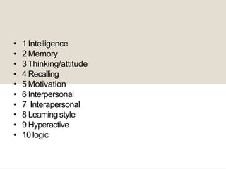 Individual Differences | PPT