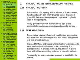 07-FINISHES for all building types (architectural).ppt