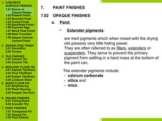 07-FINISHES for all building types (architectural).ppt