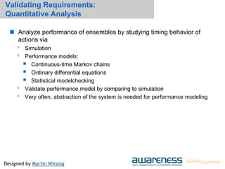 Academic Course: 07 Introduction to the Formal Engineering of Autonomic Systems | PPT