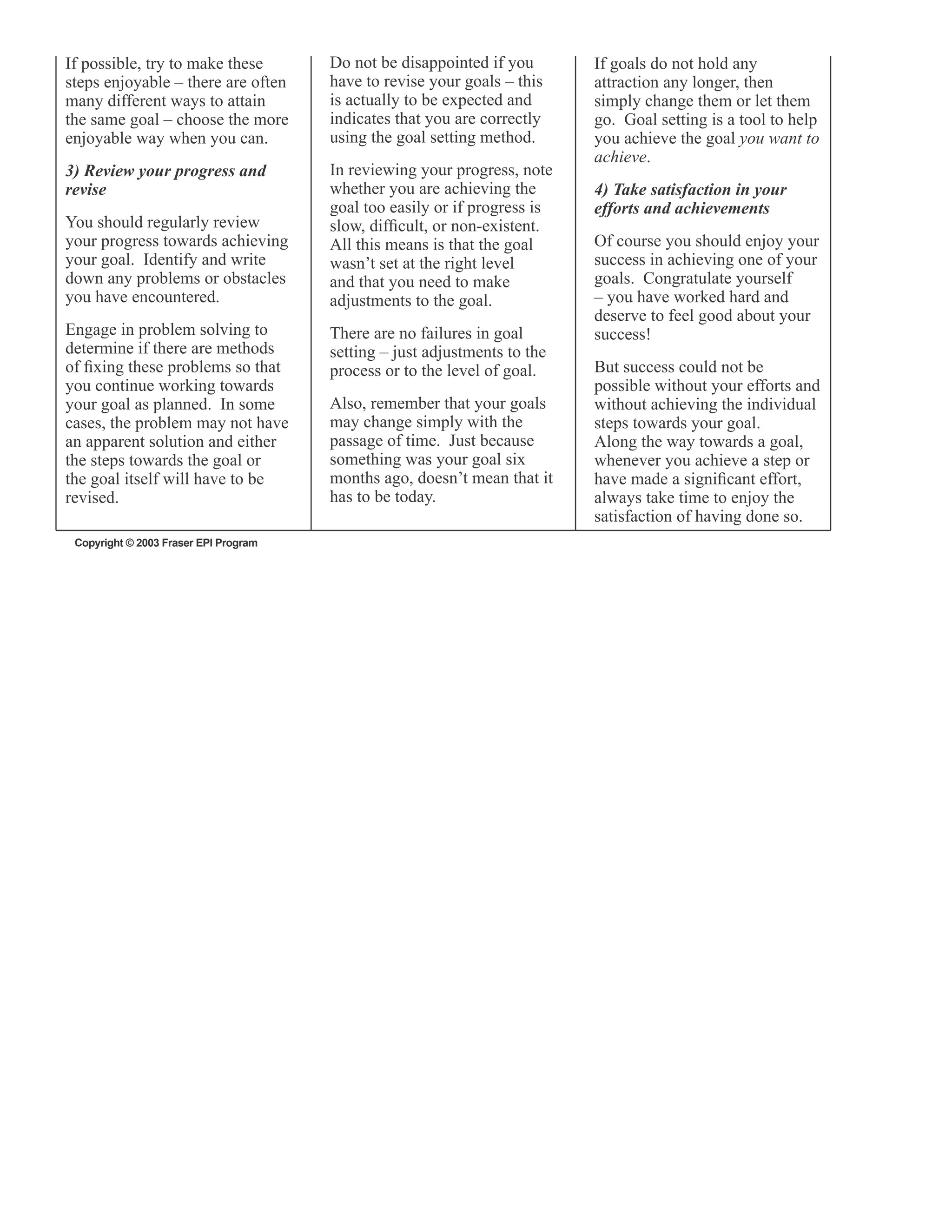 07 goal setting | PDF