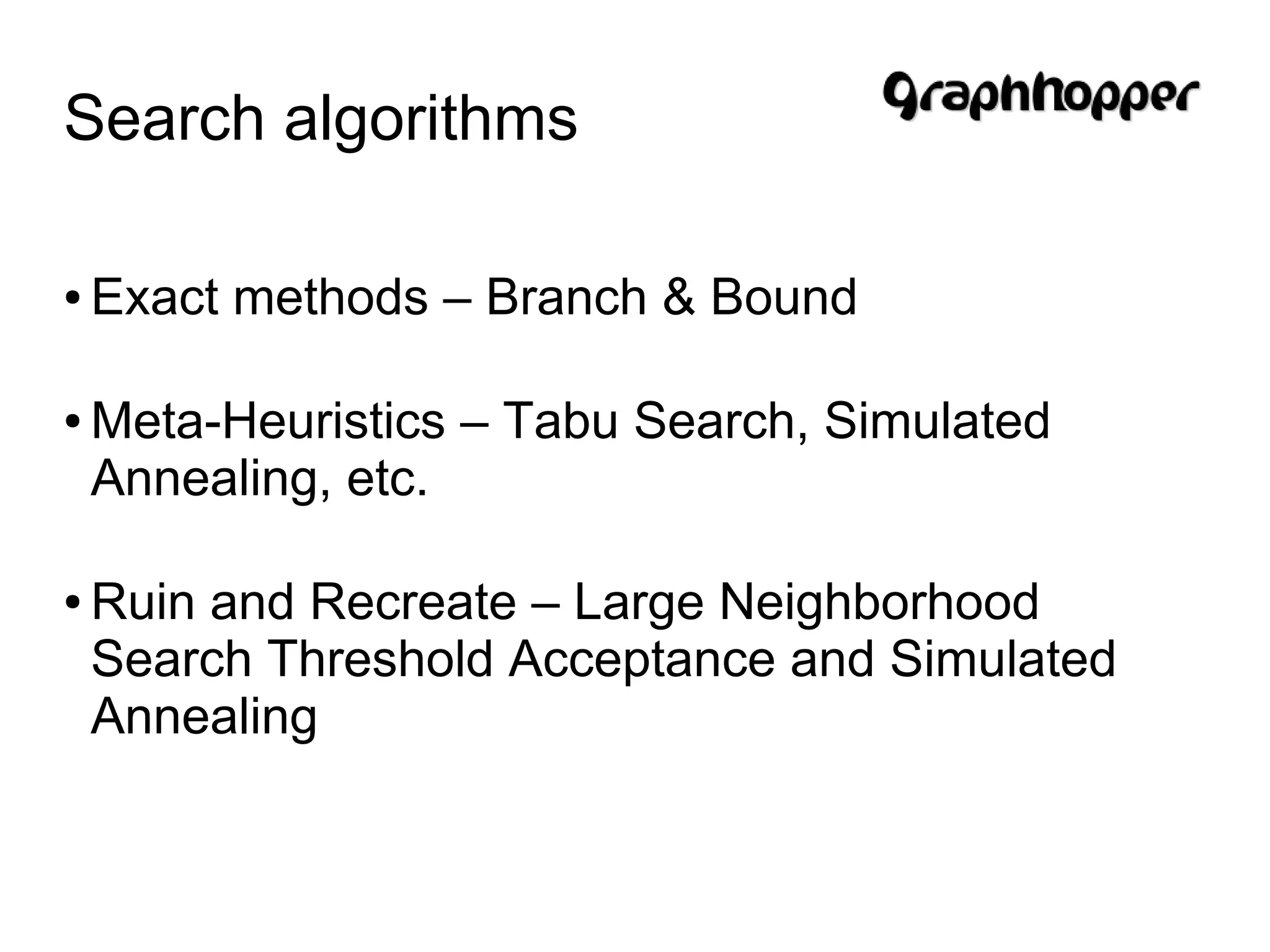 Wherecamp Navigation Conference 2015 - GraphHopper Route Optimization ...
