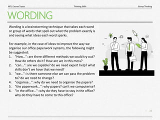 Group Thinking | PPTX