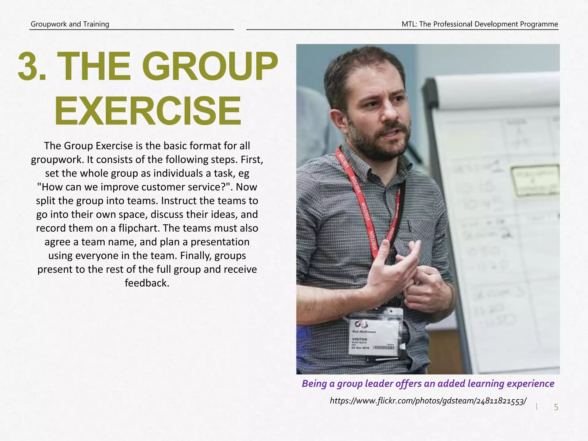 Groupwork and Training | PPT