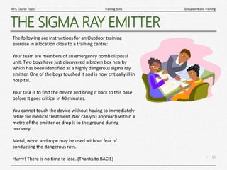 Groupwork and Training | PPTX