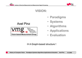 07 history of cv vision paradigms - system - algorithms - applications - evaluation | PDF