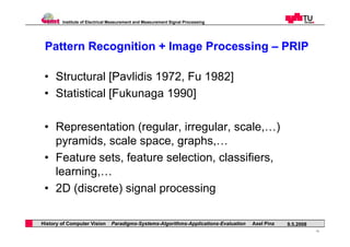 07 history of cv vision paradigms - system - algorithms - applications - evaluation | PDF