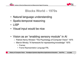07 history of cv vision paradigms - system - algorithms - applications - evaluation | PDF