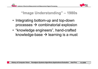 07 history of cv vision paradigms - system - algorithms - applications - evaluation | PDF