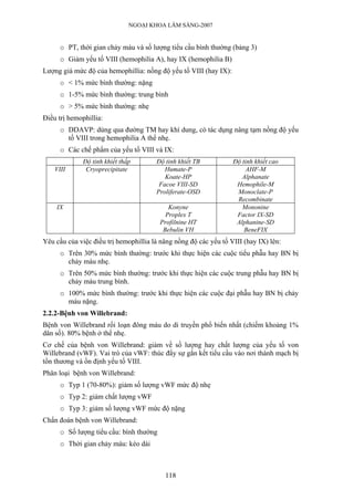 Rối loạn cầm máu-đông trong ngoại khoa | PDF