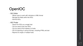 07 - Indicators and Intelligence .pptx new | PPTX | Operating Systems ...