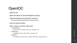 07 - Indicators and Intelligence00.pptx a presentation | PPTX