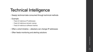 07 - Indicators and Intelligence00.pptx a presentation | PPTX