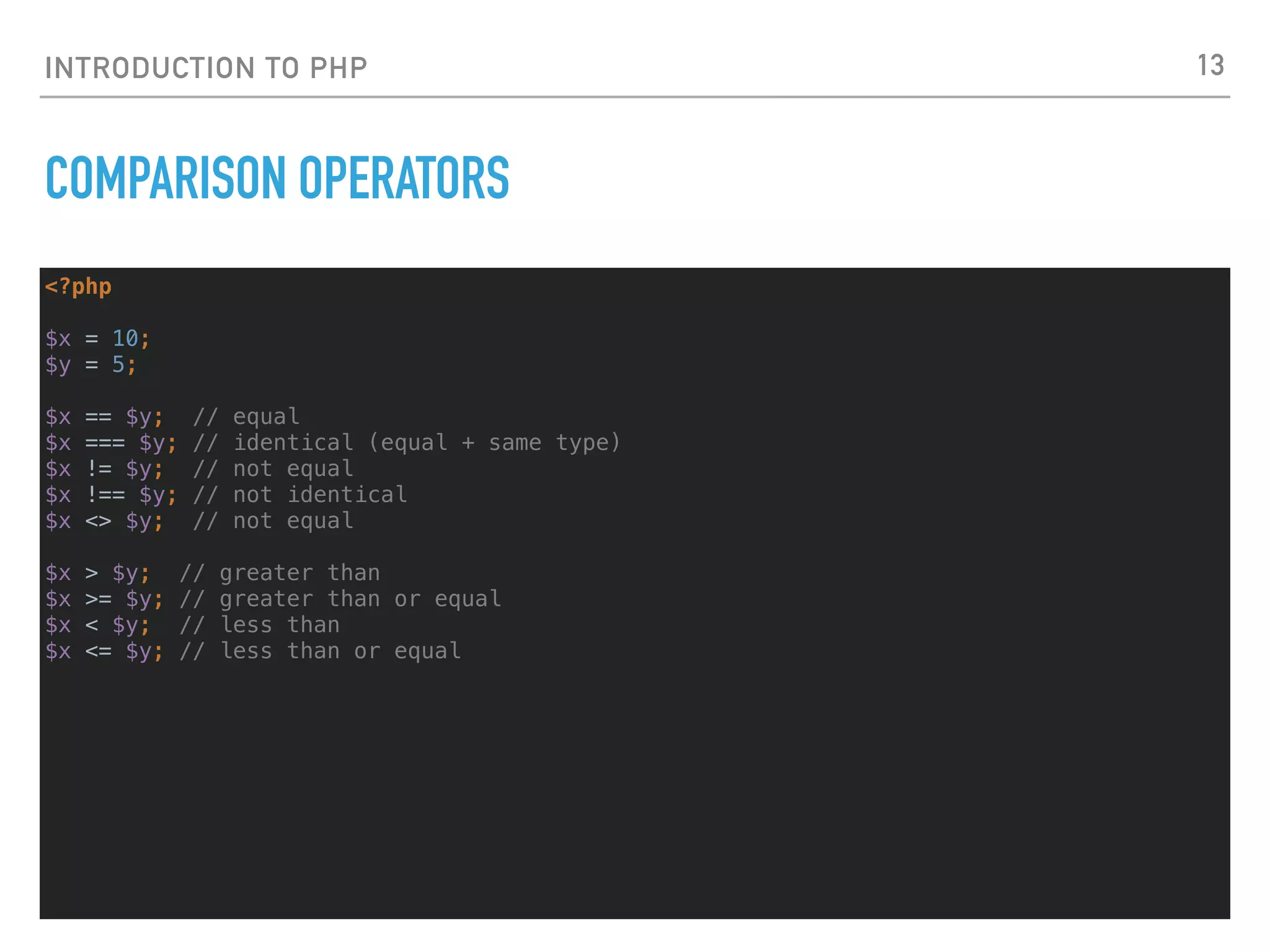 07 Introduction to PHP #burningkeyboards | PPT