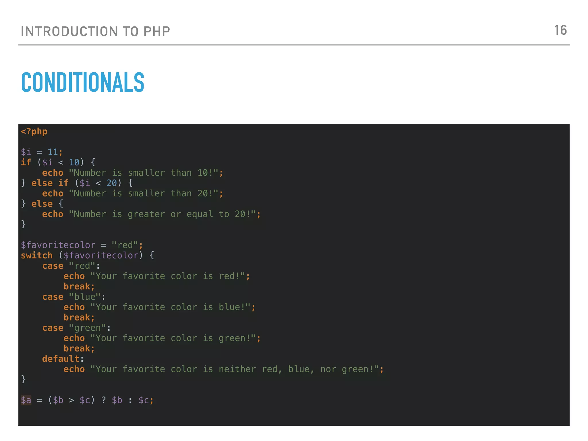 07 Introduction to PHP #burningkeyboards | PPT