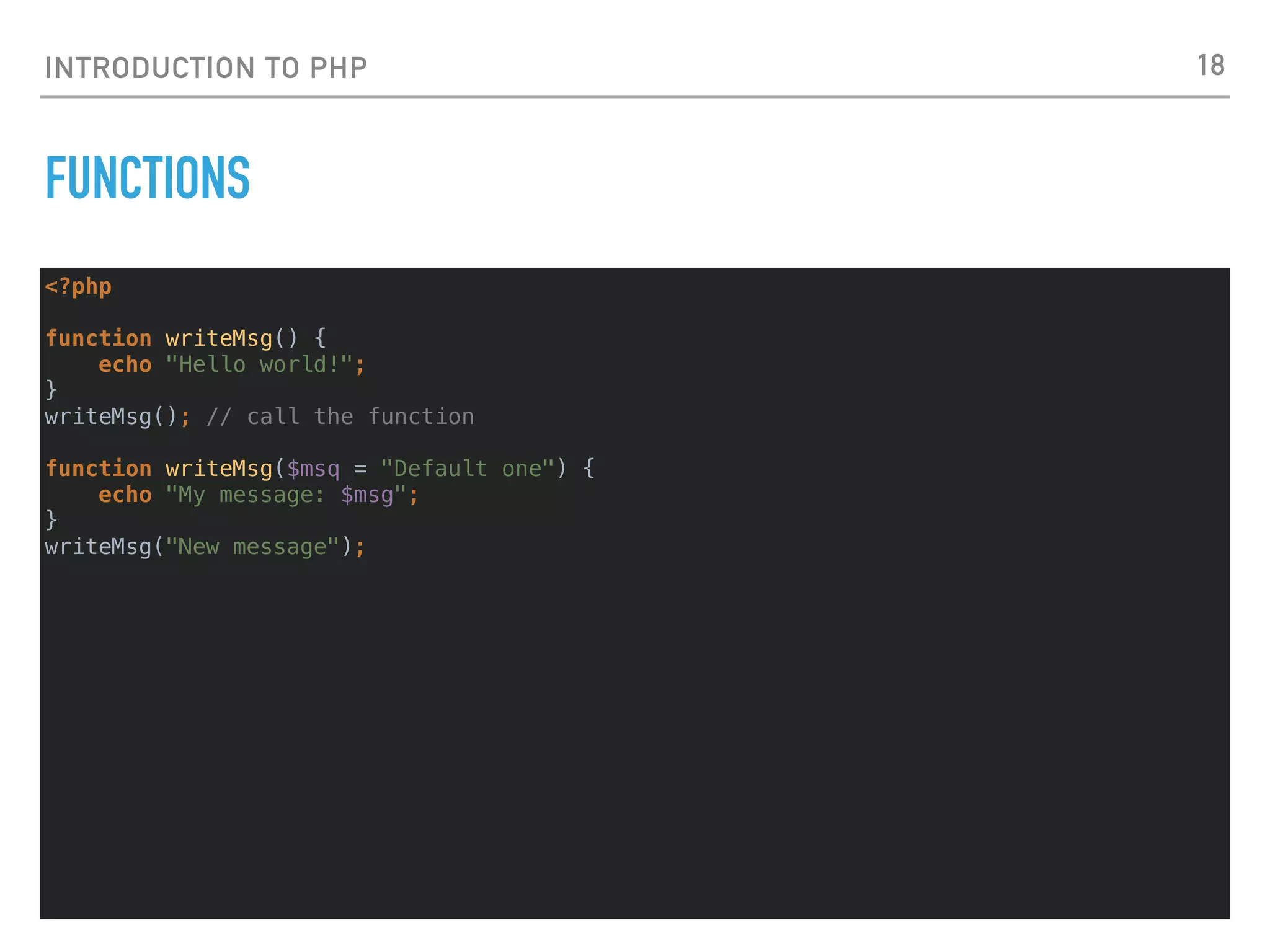 07 Introduction to PHP #burningkeyboards | PPT