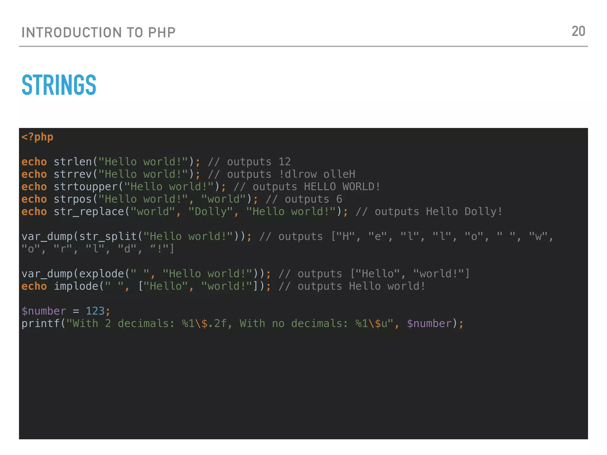 07 Introduction to PHP #burningkeyboards | PPT