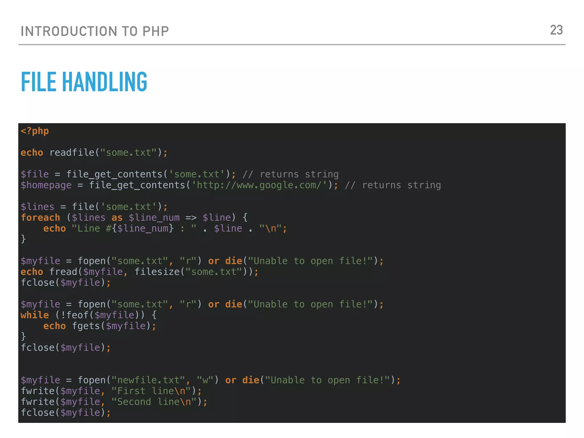 07 Introduction to PHP #burningkeyboards | PPT