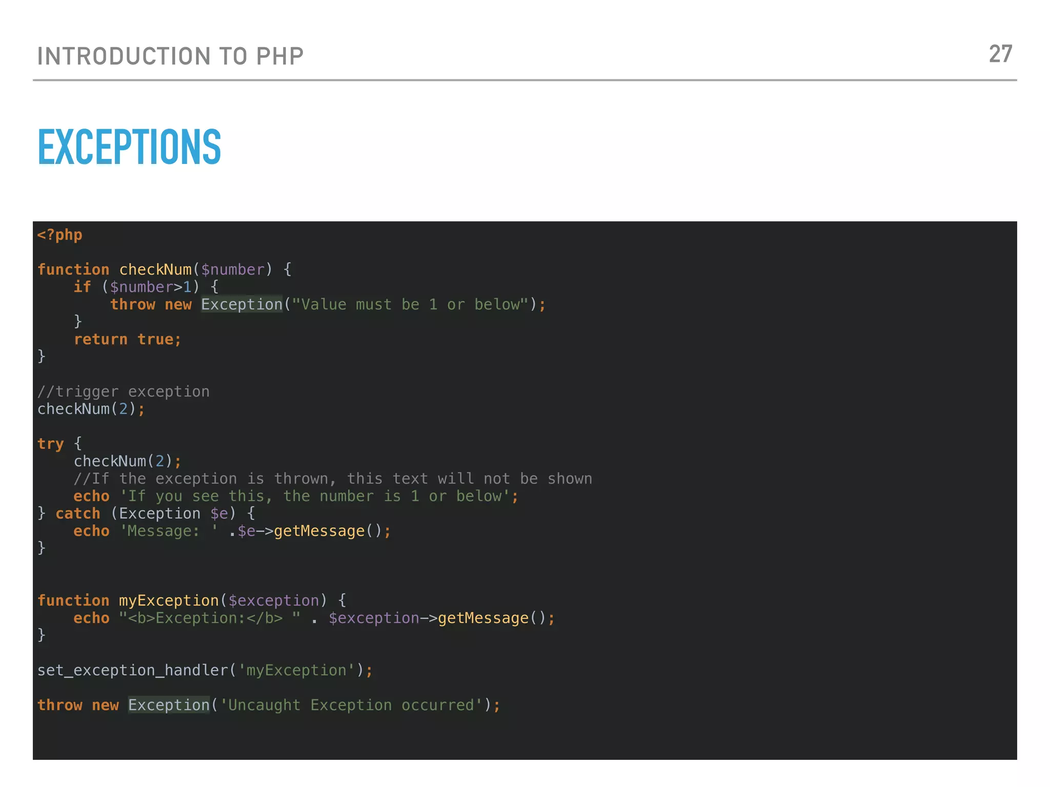 07 Introduction to PHP #burningkeyboards | PPT