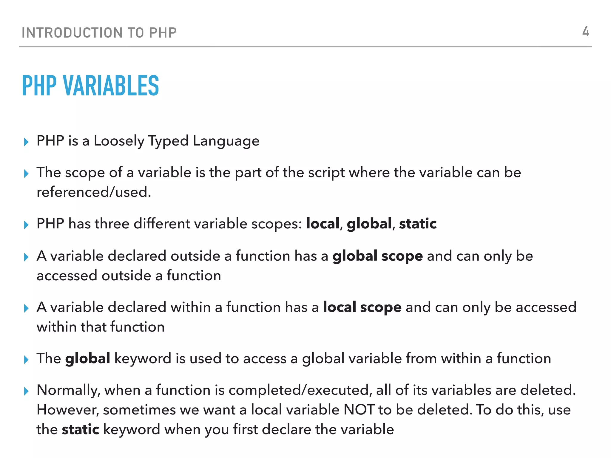 07 Introduction to PHP #burningkeyboards | PPT