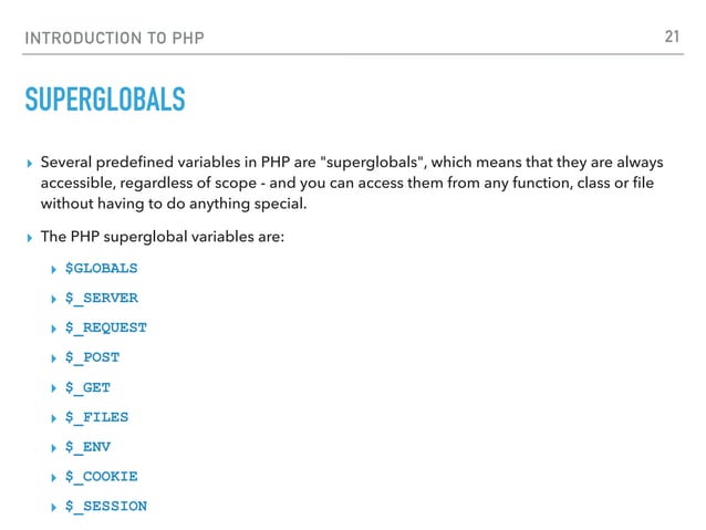 07 Introduction to PHP #burningkeyboards | PPT