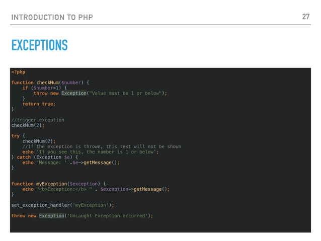 07 Introduction to PHP #burningkeyboards | PPT