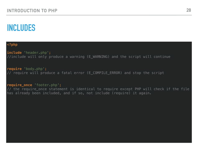 07 Introduction to PHP #burningkeyboards | PPT