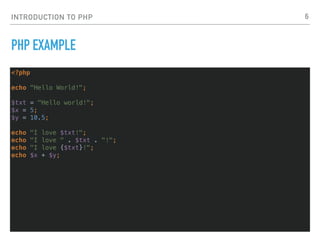 07 Introduction to PHP #burningkeyboards | PPT