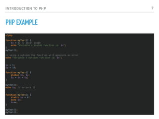 07 Introduction to PHP #burningkeyboards | PPT