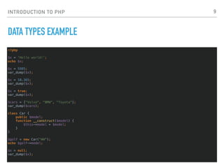 07 Introduction to PHP #burningkeyboards | PPT