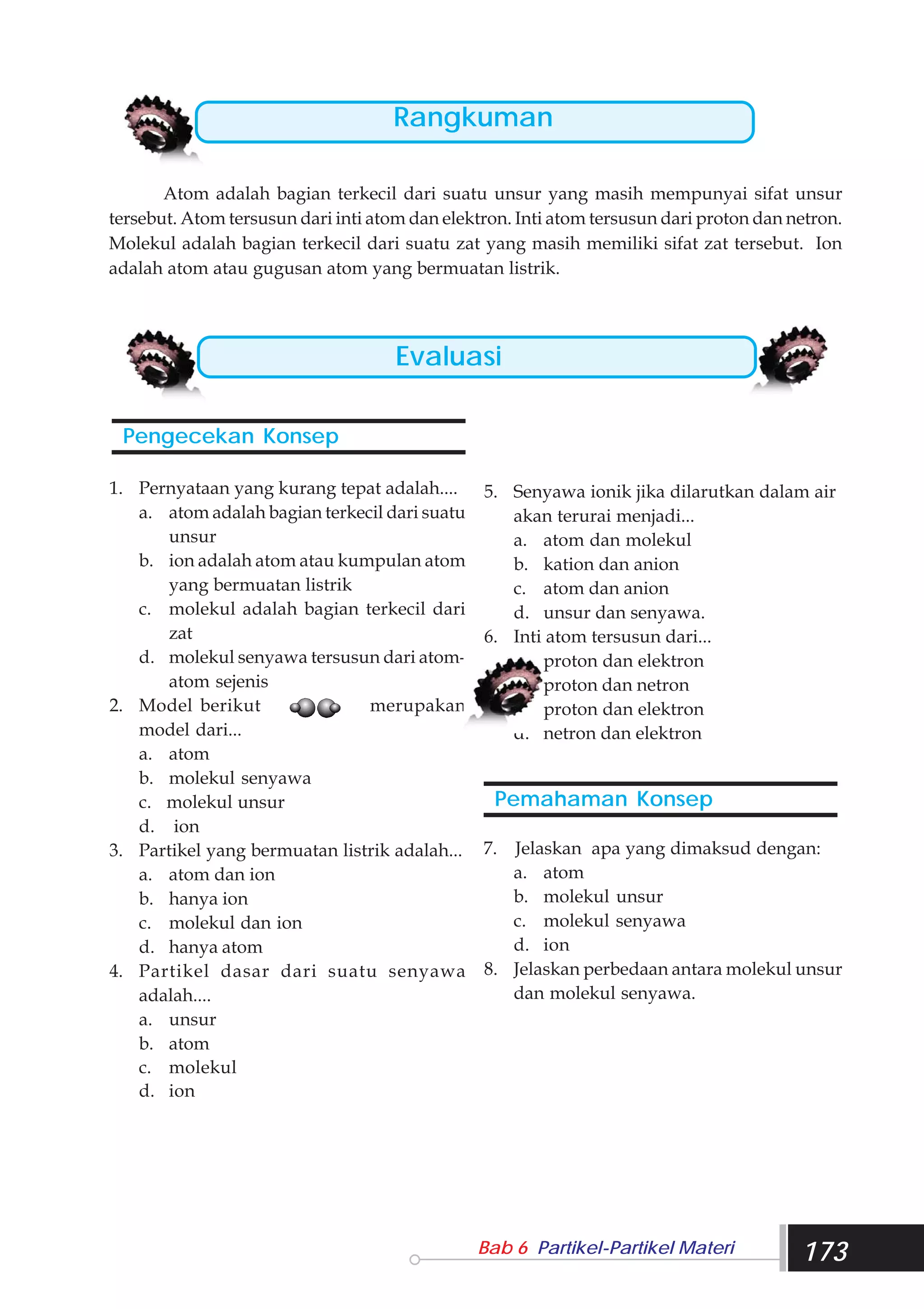 Atom, Molekul dan Ion | PDF