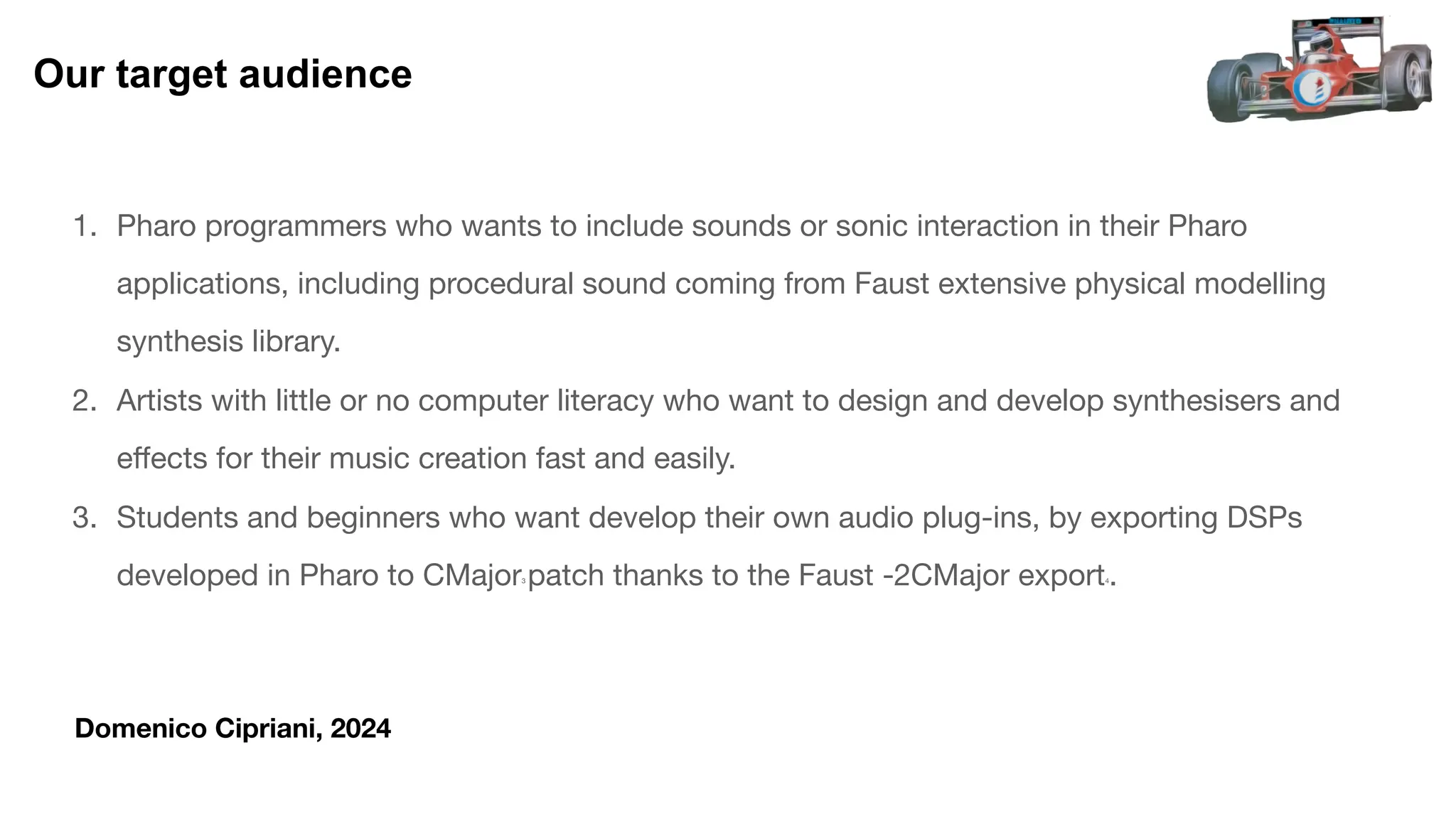 Phausto: fast and accessible DSP programming for sound and music creation in Pharo | PDF